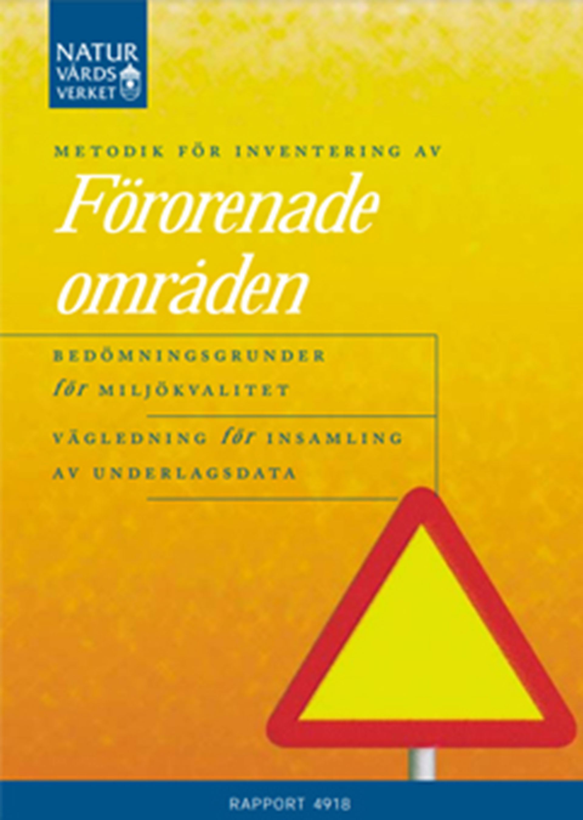 Metodik för inventering av förorenade områden