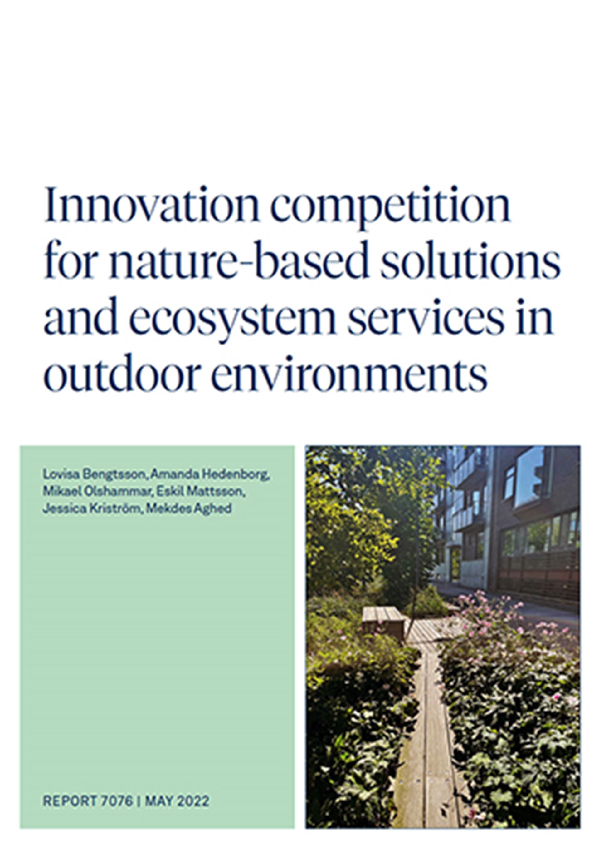 Innovation competition for nature-based solutions and ecosystem ...